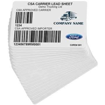 BorderPrint | PARS, PAPS Labels, A49, A8A, CSA Cards, NCAP Sheets